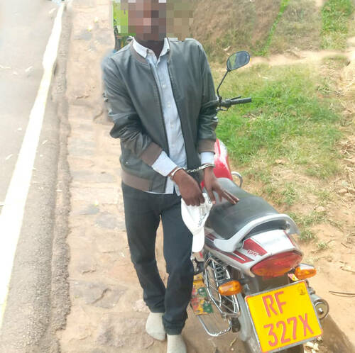 Gicumbi Stolen Motorcycle Recovered Suspect Arrested