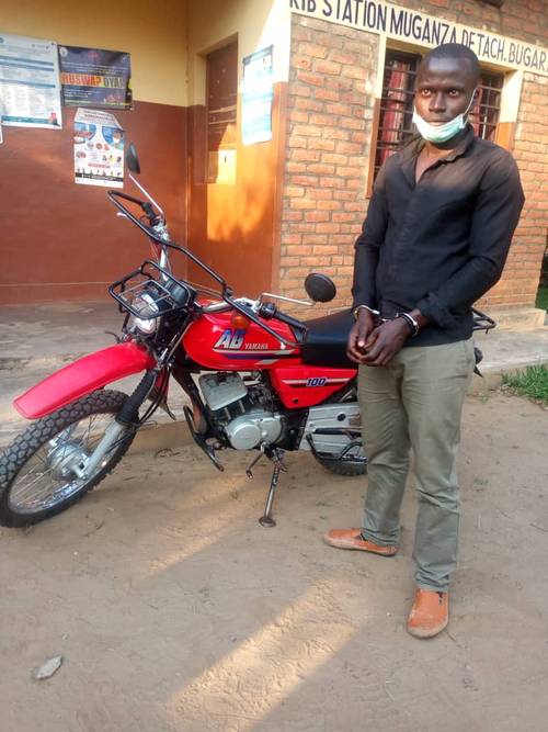 RUSIZI: Police recovers stolen motorcycle