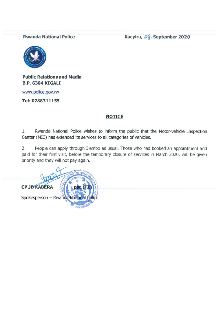 NOTICE