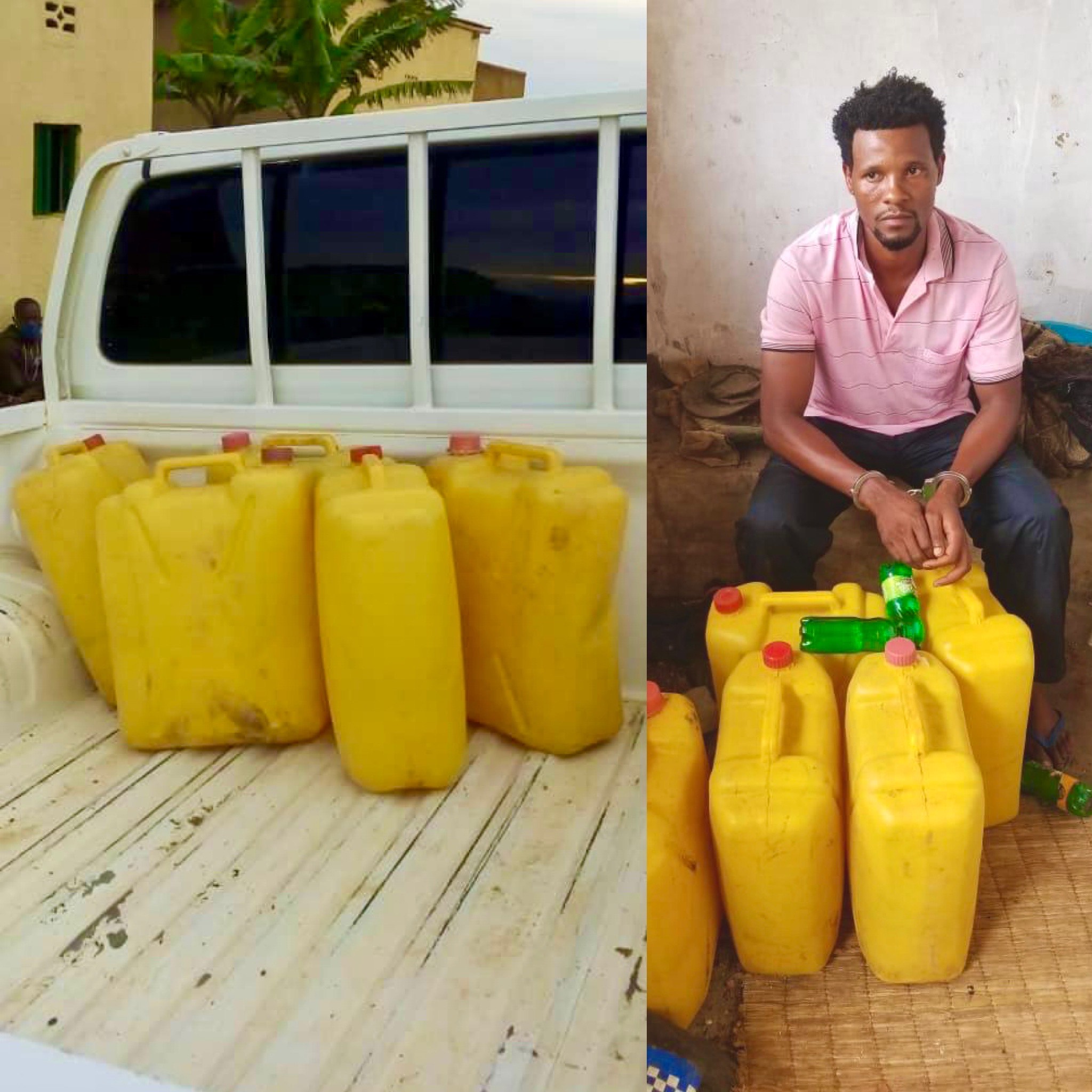 Anti-Narcotics Unit arrest kanyanga dealer in Nyagatare