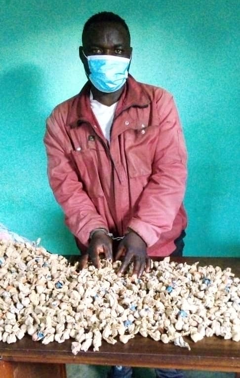 Rubavu: Major drug dealer caught with 3000 rolls of cannabis